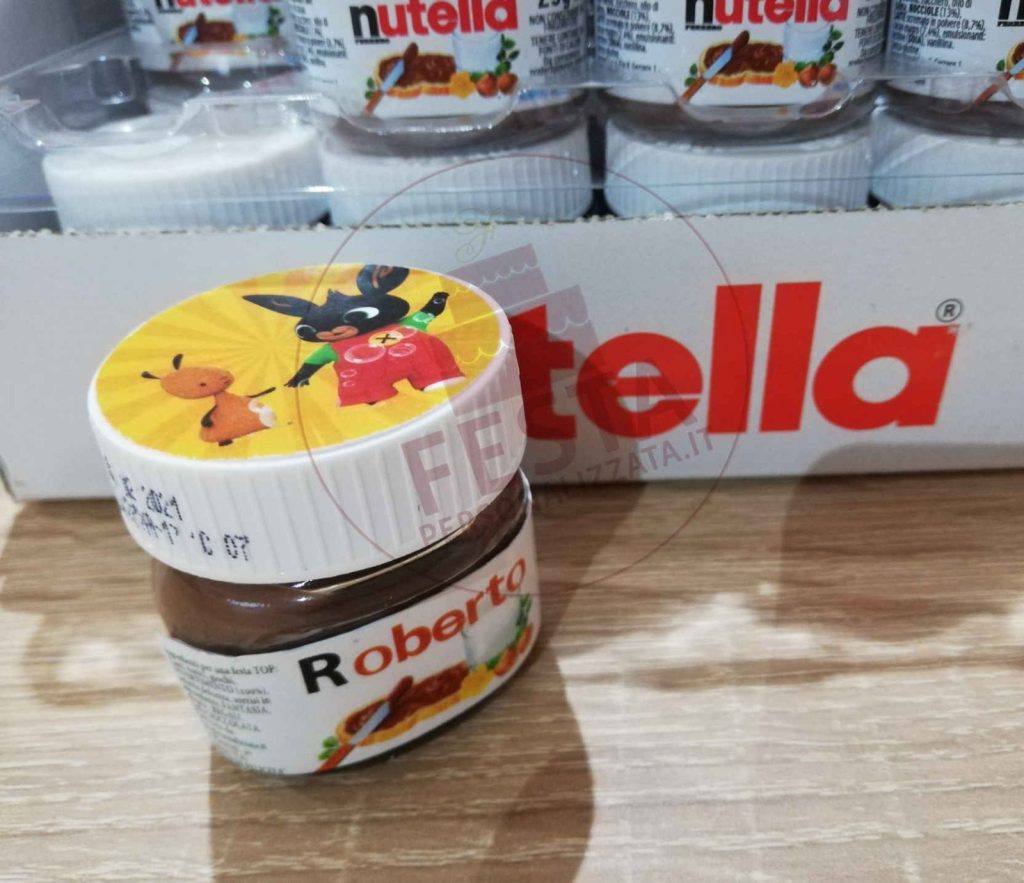 Nutella mini personalizzata – Bomboniera Sweet personalizzata ...